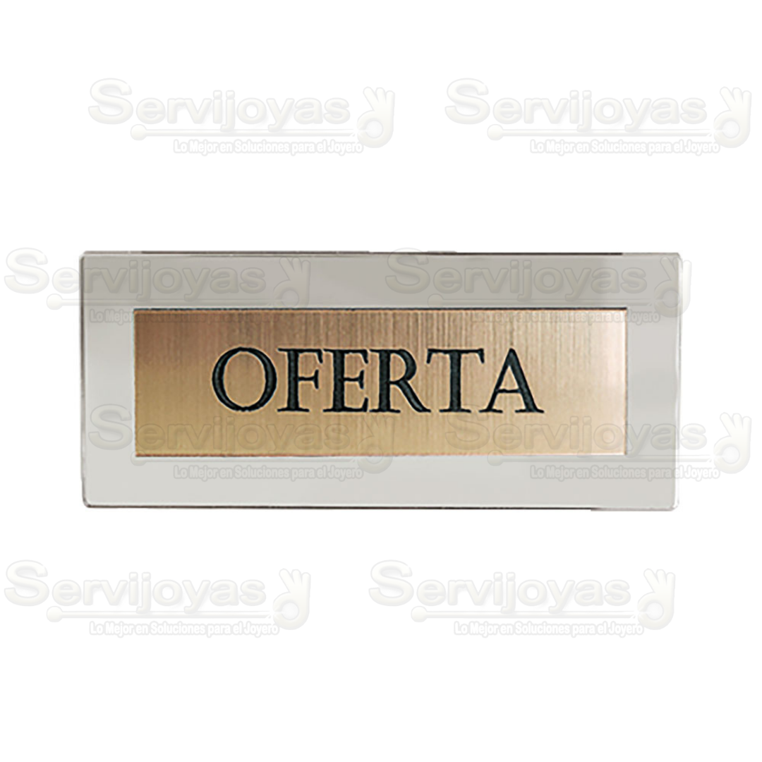 Letrero de OFERTA 5578 - Cajas para joyería mayoreo y exhibidores de ...