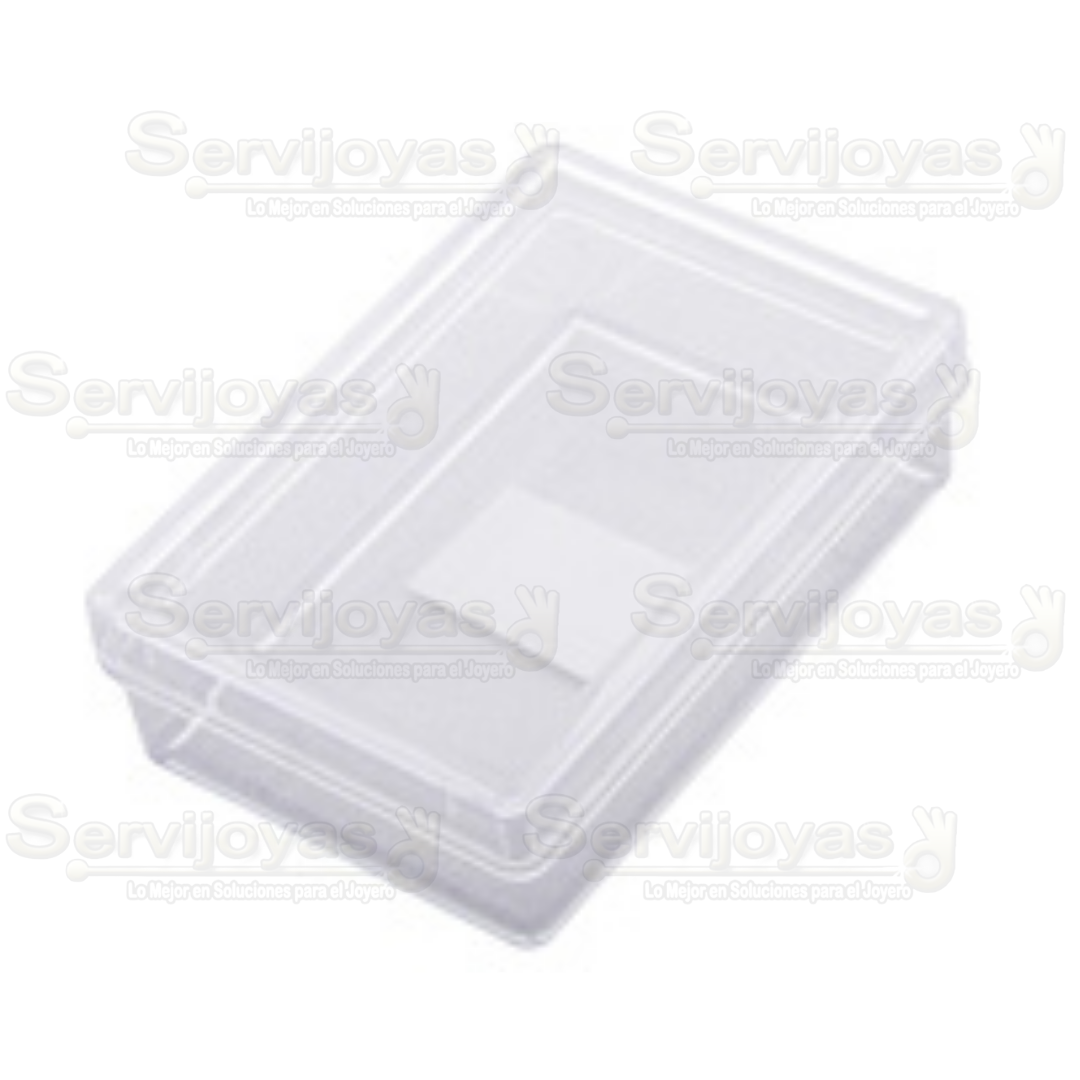 Caja Transparente Rectangular sin Esponja (10 pzas) Medidas: 4x6.5x2cm ...